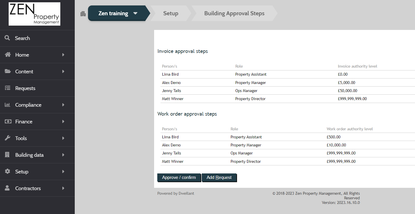 Work Order Approval - Set up – Dwellant Help Centre