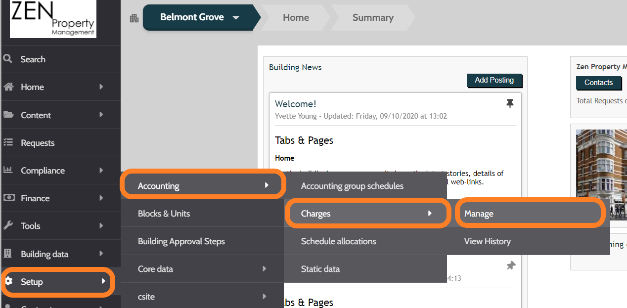 Creating service charge demands – Dwellant Help Centre