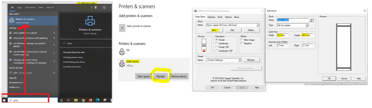 iDPRT 310 printer troubleshooting – Dwellant Help Centre