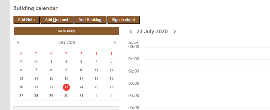Printing the sign in sheet – Dwellant Help Centre