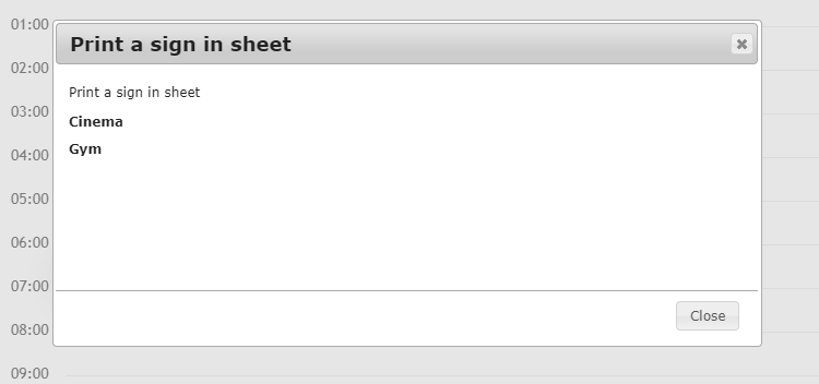 Printing the sign in sheet – Dwellant Help Centre