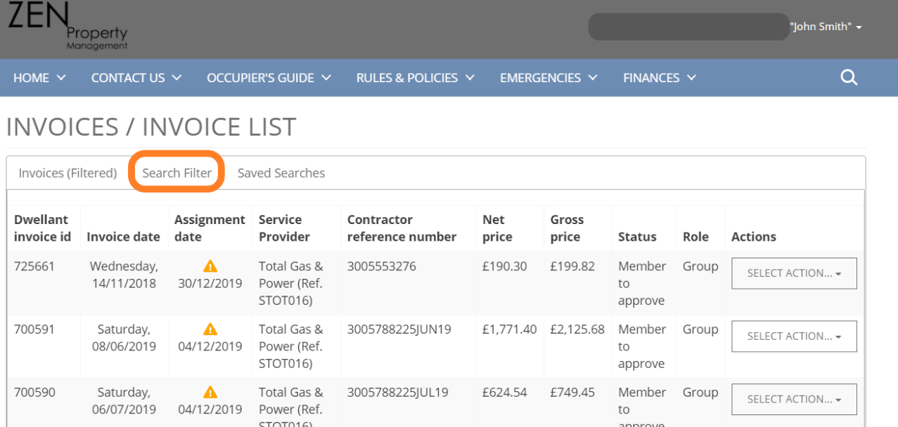Allowing Clients to see invoices – Dwellant Help Centre